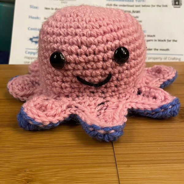 3 Reversible Crochet Amigurumi Toys Bundle - Reversible Octopus Pattern ...