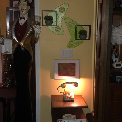 Pair of Handmade Carved Wood Mug Witco Style Tiki Shelves - Etsy