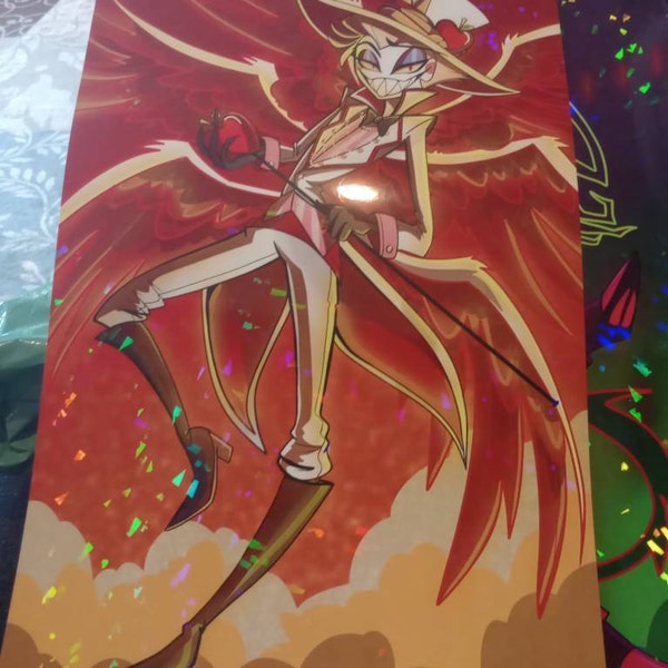 Lucifer Morningstar - Hazbin Hotel Art Print - Etsy