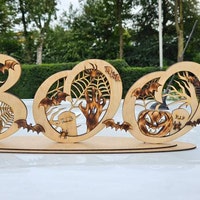 Halloween Lantern Laser Cut File 3D Glowforge Cricut SVG DXF - Etsy Israel