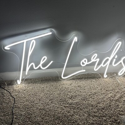 Neon Sign Custom Name, Custom Neon Sign Battery Operated, Neon Sign ...