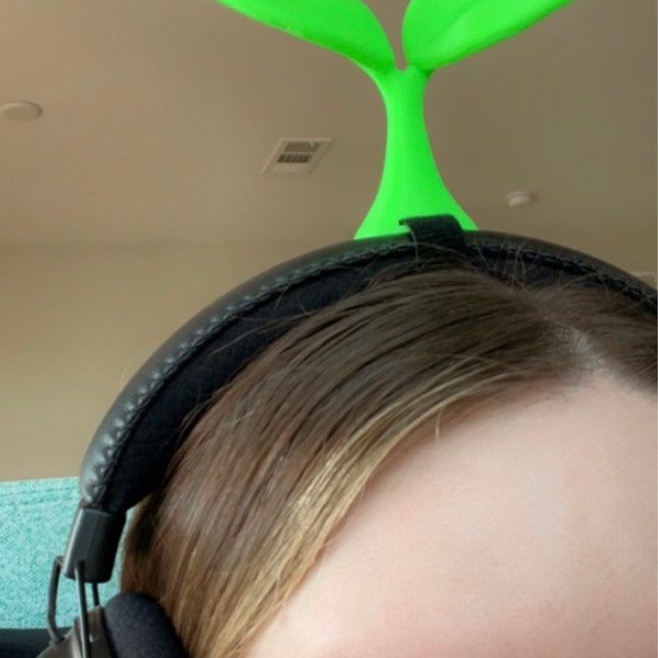 Sprout Headset Attachment, Kawaii Gaming Accessory, Live Streaming Prop ...