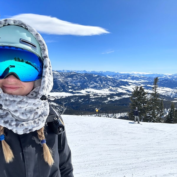 Over Hood Ski Balaclava, Helmet Hood, Snowboard Snood, Fleece Hood ...