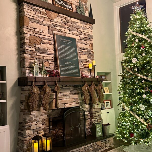 The Christmas Story Sign | Christmas Wood Sign | Holiday Signs | Book ...