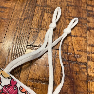 Soft Elastics With Adjuster for Face Masks, Elastic With Stoppers ...