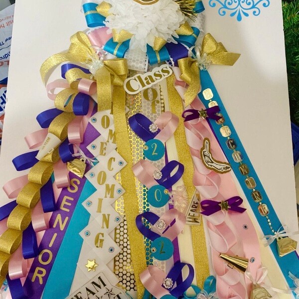 Homecoming Mum Braids, Loop Hearts Braid - Etsy