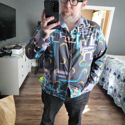 Dan Flashes Shirt Dan Flashes Long Sleeve Button up Collar Shirt I ...