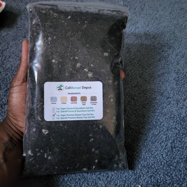 Cali-bon Super Blend All Purpose Organic Bonsai Soil With Coarse Sand ...