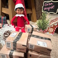 Christmas Elf Sized Elfazon Boxes amazon Elf Prop Idea Digital Download ...
