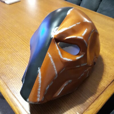 Deathstroke Helmet Mask and Backplate. Cosplay Costume. - Etsy