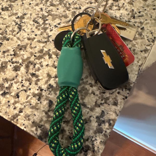 Custom Color Rope Keychain, Paracord Wristlet / Key Fob - Etsy