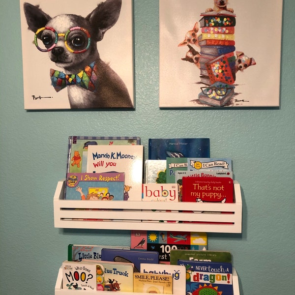 Single Childrens Book Shelf, Kids Book Shelves, Hanging Book Shelf ...