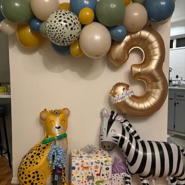 Party Animal Balloons, Zebra Balloon, Party Animal, Party Animal ...