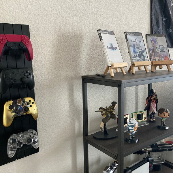 Rustic Black Video Game Controller Display, Holder, Organizer. on ...