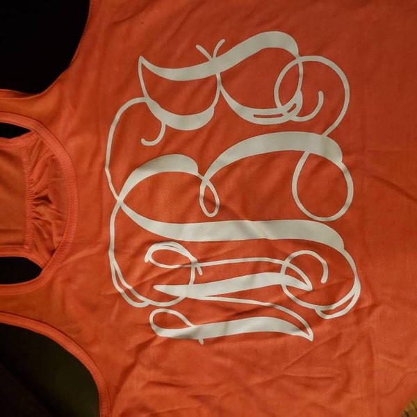 Personalized Ladies Flowy Racerback Tank! | Personalized Tanks ...