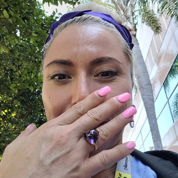 Large Intense Blue Lab Quartz in Sterling Silver Cocktail Ring 8.9ct ...