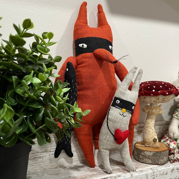 Bandit Rabbit - Etsy