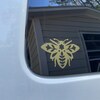 Floral Bee Boho Car Decal for Beekeepers and Gardeners. Exterior Grade ...