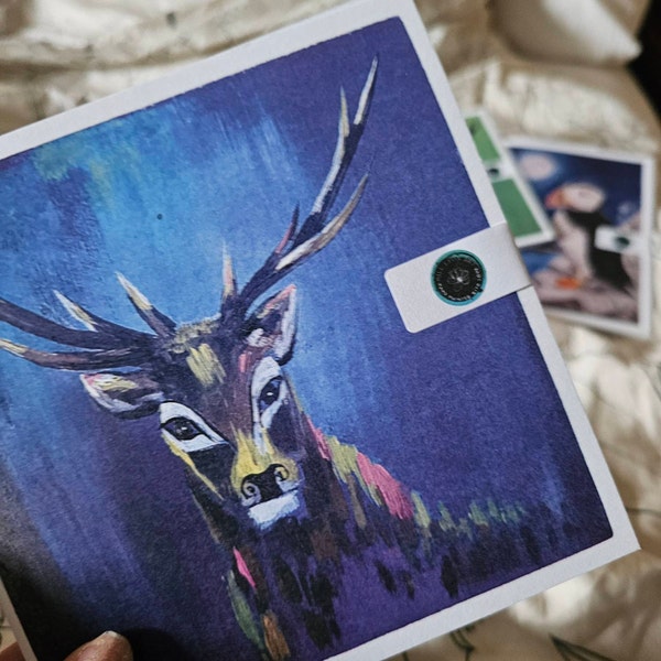 Eco Friendly Card Clasp Stickers / Low Tack Card Catch Labels ...