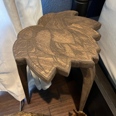 Lotus Flower, Plant Stand, Plant Stool, Plant Shelf, Side Table, Gift ...