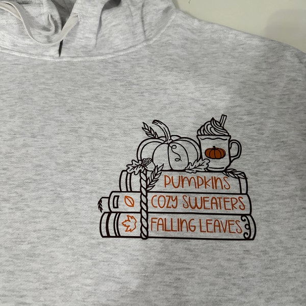 Fall Book SVG, Fall Svg, Autumn Svg, Pumpkin Spice Svg, Reading SVG ...