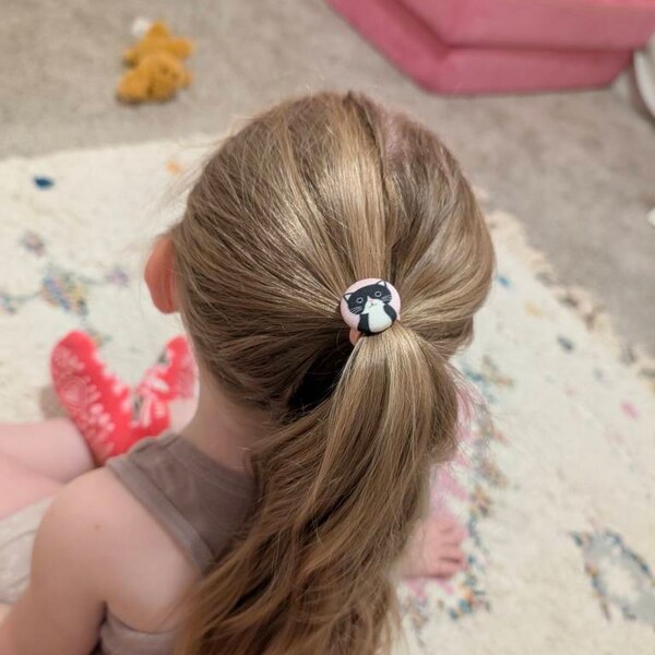 Ladybug Hair Slide, Ladybird Hair Tie, Ponytail Holder, Daisy, Snap ...