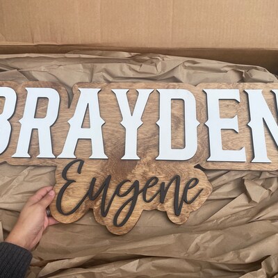 Name Cutouts for Nursery Wooden Letters Name Sign Nursery - Etsy