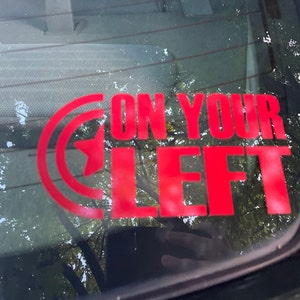 Captain America on Your Left Vinyl Sticker - Etsy