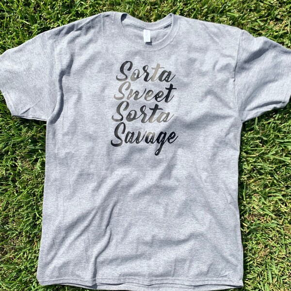 Sorta Sweet Sorta Savage Svg Funny Svg Sarcastic Svg Mom Svg Funny Svg ...