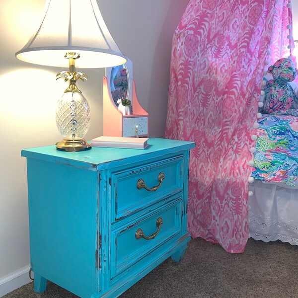 Cute Blue Coffee Table - Etsy