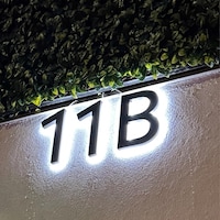 Modern House Numbers | Electrical With 24V LED Transformer ...