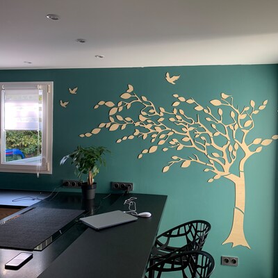 Wooden Triangle Wall Art Large Wood Tiles Home Decor - Etsy