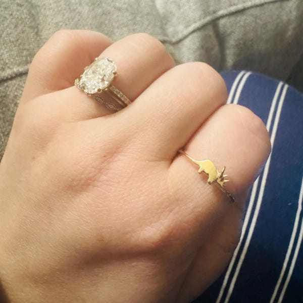 Turtle Engagement Ring White Gold Turtle Engagement Ring 14k Turtle ...