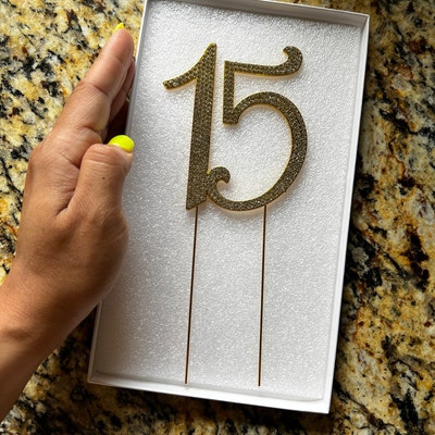 55 Birthday Cake Topper 55 and Fabulous ROSE GOLD Fun 55th - Etsy