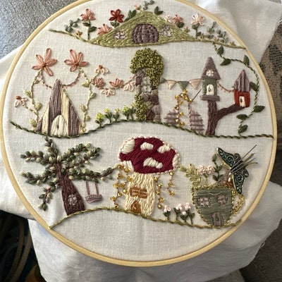 Whimsical Florals Stick and Stitch Pack Modern Floral Embroidery ...