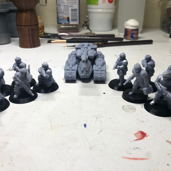 Colossus Heavy Artillery Mech Warrior Vesper Project 28mm/32mm/45mm ...