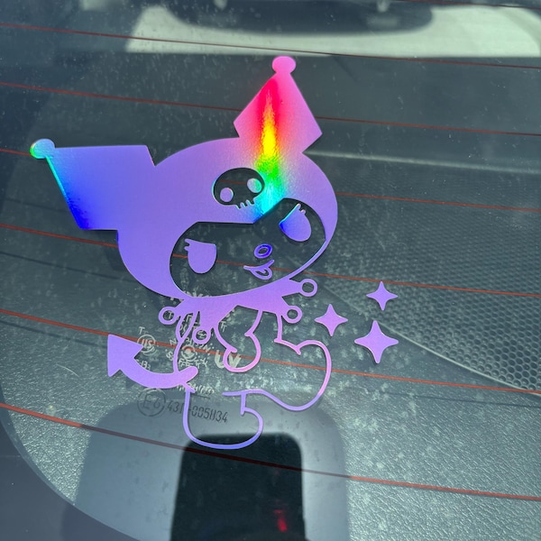 Holographic Bat Sticker Decal for Car Window, Laptops, and Phones. - Etsy