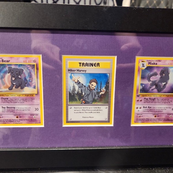 Evolution Set - 2 or 3 Pet Pokemon Cards - Etsy