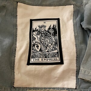 The Hanged Man Tarot Card Back Patch // Tarot Patch // Tarot Backpatch ...