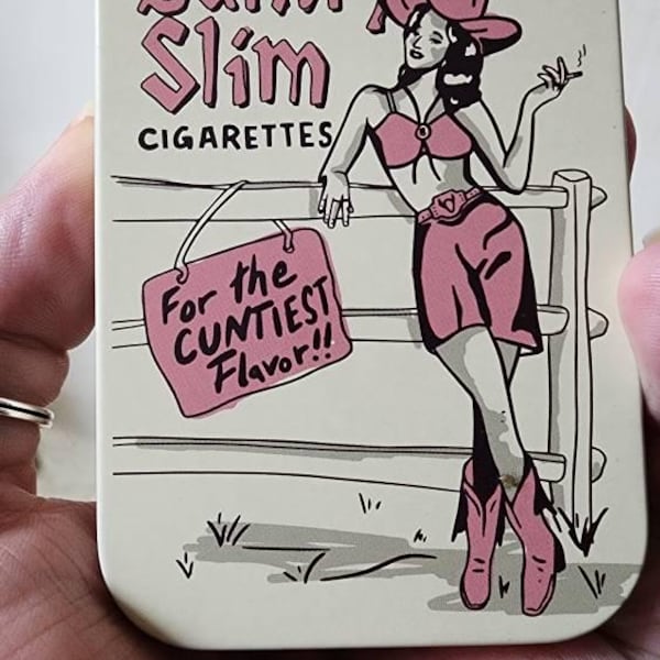 Cuntry Slim STASH TIN for Smokers | On-the-go Traveling Cigarette and ...