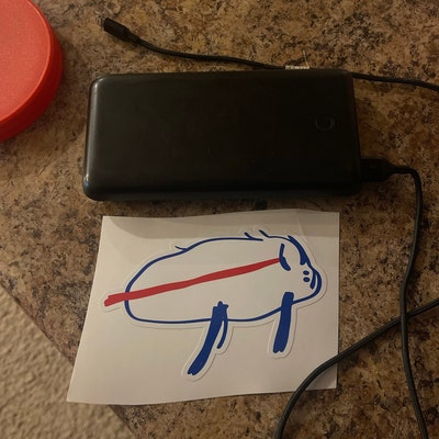 Josh Allen's Drawing Mafia Sticker Car Decal Buffalo Potato - Etsy