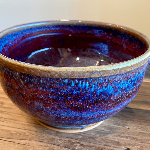 Handmade Swirly Turquoise Coffee Mug, Small Ceramic Cup, Rustic Wheel ...