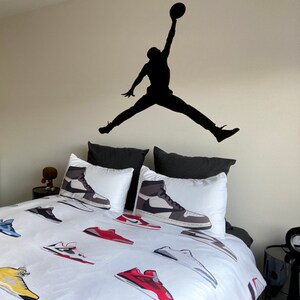 Michael Jordan Wall Decal Jumpman Decal Basketball Wall Decal Jordan ...