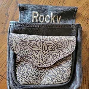 Leather Shotgun 410 Shell Ammo Belt Fits 25 Shells / Cartridges 1 1/2 ...