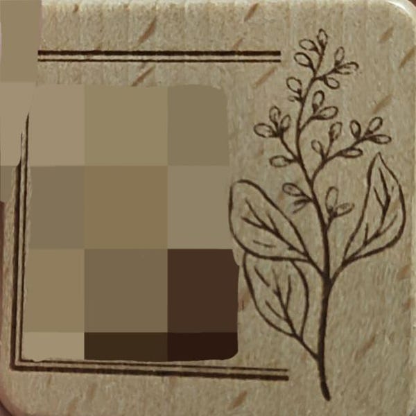 Custom Hand Draw Blooming Flower Design Engraved on Rounded Rectangle ...