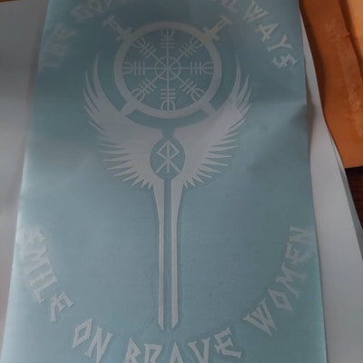 Die Cut Viking Decal, Valkyrie Sticker, Viking Woman Decal, Viking ...