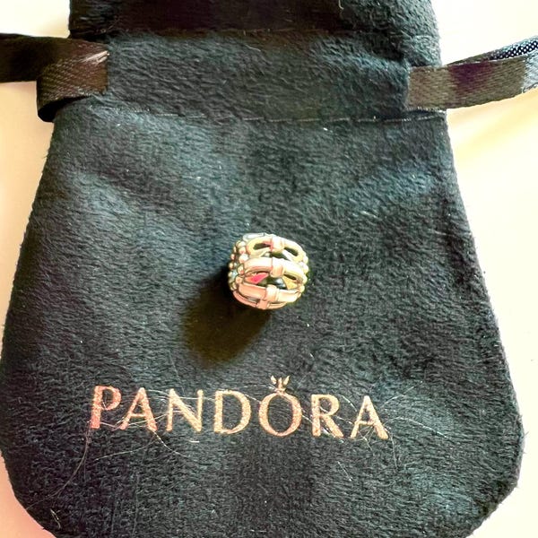Pandora Sterling Silver Germany Heart Flag Dangle Charm - Etsy