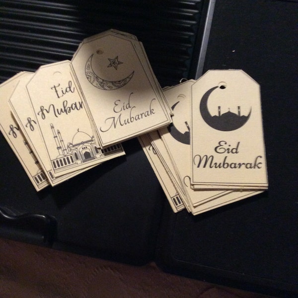 Eid Mubarak Gift Tags, Eid Decoration, Instant Digital Download ...