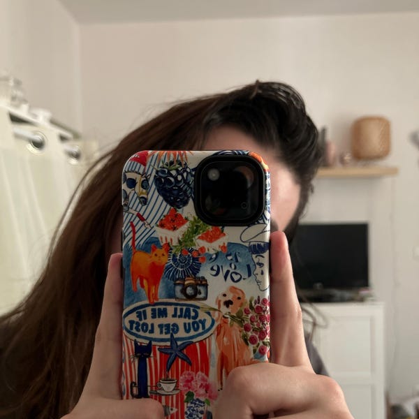 Blue China Phone Case Chinoiserie Toile Aesthetic Chinese Pattern ...