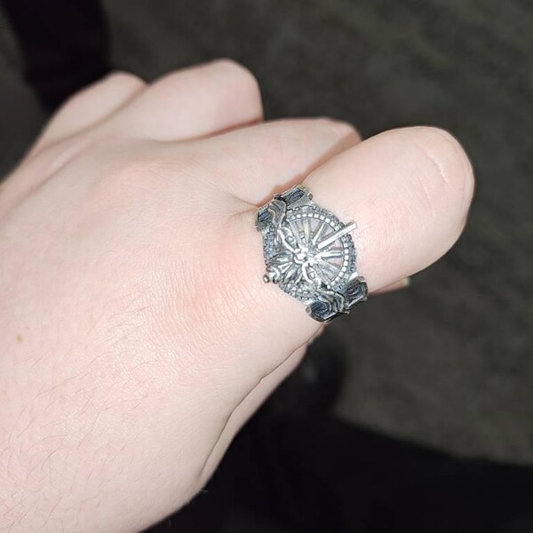 Ring of Legend Lucii, Handmade Final Fantasy Ring, Regis Lucis Caelum ...